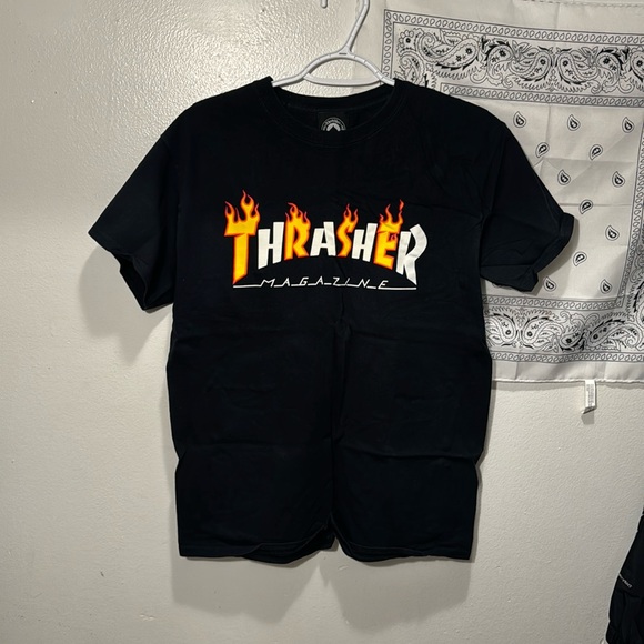 Thrasher | Shirts | Thrasher Skate Mag X Flame Logo Tee | Poshmark